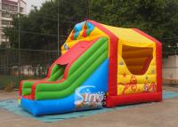 China Commercial Kids Safari Park Inflatable Jumping Castle with Slide 7x5x4.5m for sale