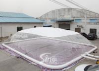 China Custom Size Inflatable Swimming Pool Cover Dome Tent 47x38 ft with Water Tube for Commercial Use for sale
