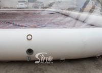 China Custom Size Inflatable Swimming Pool Cover Dome Tent 47x38 ft with Water Tube for Commercial Use for sale