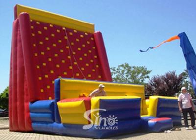 China Giant Rock Mountain Inflatable Climbing Wall for Outdoor Adults Kids CE EN14960 Certified for sale