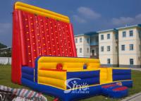 China Giant Rock Mountain Inflatable Climbing Wall for Outdoor Adults Kids CE EN14960 Certified for sale