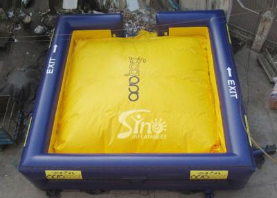 China Outdoor Commercial Inflatable Air Bag 10x10x2.5m for Adventure Games Custom Design for sale
