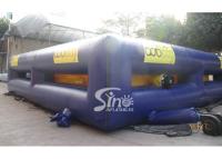 China Outdoor Commercial Inflatable Air Bag 10x10x2.5m for Adventure Games Custom Design for sale