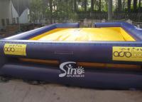 China Outdoor Commercial Inflatable Air Bag 10x10x2.5m for Adventure Games Custom Design for sale