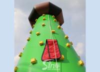 China 7m High Jungle Bear Kids Inflatable Rock Climbing Wall For Outdoor Games for sale