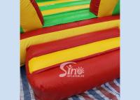 China 7m High Jungle Bear Kids Inflatable Rock Climbing Wall For Outdoor Games for sale