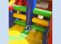 China Kids Commercial Pirate Ship Inflatable Obstacle Course 610g PVC 3-15 Years for sale