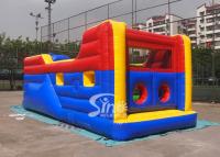 China Kids Commercial Pirate Ship Inflatable Obstacle Course 610g PVC 3-15 Years for sale