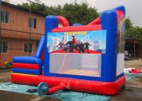 China 6x5m Kids Spiderman Inflatable Jumping Castle with Slide CE EN14960 Certified for sale