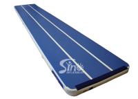 China Custom Size Airtight Inflatable Air Tumble Track 10x2x0.2m Drop Stitch Fabric Gymnastics Mat for sale