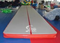 China Custom Size Airtight Inflatable Air Tumble Track 10x2x0.2m Drop Stitch Fabric Gymnastics Mat for sale