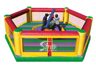 China Commercial Grade Kids N Adults Interactive Inflatable Jousting Set With Sticks for sale