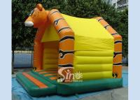 China Inflatable Tiger Bouncy Castle 5.2x4.0x4.0m for Kids Commercial Grade Jumping Castle for sale