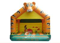 China Inflatable Tiger Bouncy Castle 5.2x4.0x4.0m for Kids Commercial Grade Jumping Castle for sale