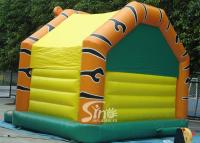 China Inflatable Tiger Bouncy Castle 5.2x4.0x4.0m for Kids Commercial Grade Jumping Castle for sale