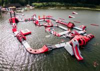 China Custom Deisgn Giant Floating Island Inflatable Water Park For Inflatable Aqua Park Fun for sale