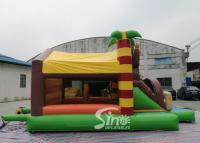 China 21x13 Kids Jungle Monkey Inflatable Combo Bouncy Castle For Theme Park for sale