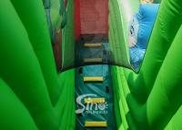 China Jungle Theme Kids Backyard Inflatable Amusement Park 3m x 4m Digital Printing Outdoor Fun for sale