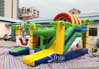 China Kids Party Jungle Rabbit Inflatable Bouncy Castle 7x6x4m Indoor Playground Fun for sale