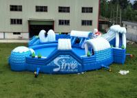 China Giant Inflatable Water Park 15m Pool 19m Total Commercial Use for Kids and Adults for sale