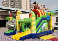 China Inflatable Elephant Bouncy Castle 7x6x4m Kids Indoor Outdoor Playground CE EN14960 for sale