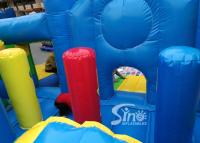 China Sealife Inflatable Bouncy Castle with Slide 7x6x4m for Kids Commercial Grade for sale