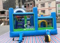 China Sealife Inflatable Bouncy Castle with Slide 7x6x4m for Kids Commercial Grade for sale