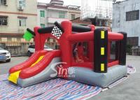 China Commercial Outdoor Kids Inflatable Bounce House with Slide 4x4m 18oz PVC for sale