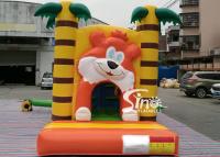China 8m Kids Inflatable Jungle Bouncy Castle with Tunnel EN14960 Certified for sale