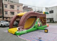 China 8m Kids Inflatable Jungle Bouncy Castle with Tunnel EN14960 Certified for sale