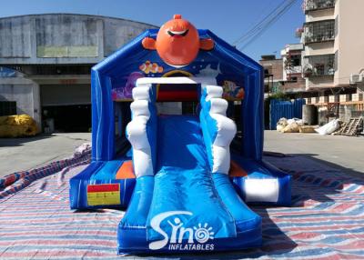 China Commercial Inflatable Bounce House with Slide Combo Jumper for Kids Party 3x3m for sale