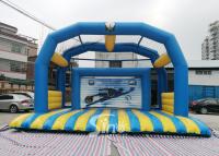 China Inflatable Football Goal Game 8.1m x 5.8m with Jumping Pad for Kids and Adults Commercial Use for sale