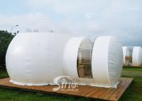 China 5m Outdoor Inflatable Bubble Camping Tent Clear Top Steel Frame Capsule Tunnel for Glamping for sale