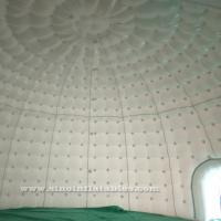 China 12m Giant Inflatable Igloo Dome Tent 0.6mm PVC Tarpaulin Commercial Outdoor Event Marquee for sale