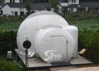 China 4m Outdoor Transparent Inflatable Camping Bubble Tent with Frame Tunnel Entrance 3 Year Warranty for sale