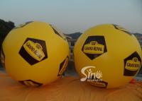 China Soccer Shape Giant Advertising Inflatable Helium Balloon With Full Printing for sale