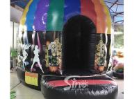 China Commercial Inflatable Disco Dome Bouncy Castle 4.5m with Light Hooks for Indoor Outdoor Parties for sale