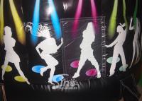 China Commercial Inflatable Disco Dome Bouncy Castle 4.5m with Light Hooks for Indoor Outdoor Parties for sale