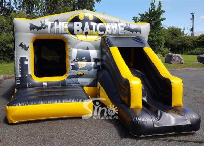 China 18x12ft Kids Inflatable Batcave Disco Bouncy Castle with Slide CE EN14960 EN71 for sale