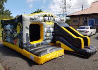 China 18x12ft Kids Inflatable Batcave Disco Bouncy Castle with Slide CE EN14960 EN71 for sale