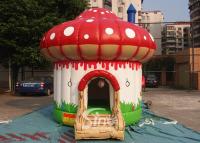 China Commercial Inflatable Mushroom Bounce House 18 oz PVC Indoor Outdoor Kids for sale