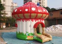 China Commercial Inflatable Mushroom Bounce House 18 oz PVC Indoor Outdoor Kids for sale