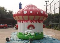 China Commercial Inflatable Mushroom Bounce House 18 oz PVC Indoor Outdoor Kids for sale