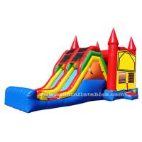 China 4 in 1 Commercial Inflatable Bounce House 33x17x17 ft EN14960 Certified for Kids Parties for sale