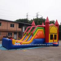 China 4 in 1 Commercial Inflatable Bounce House 33x17x17 ft EN14960 Certified for Kids Parties for sale