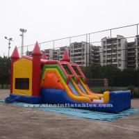 China 4 in 1 Commercial Inflatable Bounce House 33x17x17 ft EN14960 Certified for Kids Parties for sale