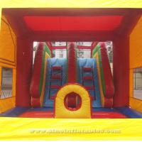 China 4 in 1 Commercial Inflatable Bounce House 33x17x17 ft EN14960 Certified for Kids Parties for sale