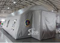 China Grey Tunnel Airtigt Inflatable double With clear window for warehouse or exhibition use for sale