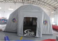 China Grey Tunnel Airtigt Inflatable double With clear window for warehouse or exhibition use for sale