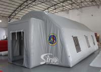 China Grey Tunnel Airtigt Inflatable double With clear window for warehouse or exhibition use for sale